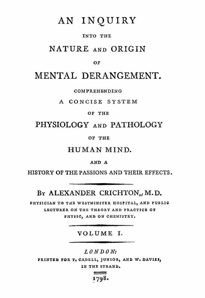 The History of ADHD» Alexander Crichton II